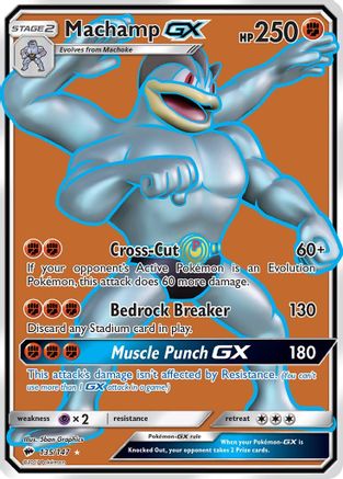 Machamp GX (Full Art) - SM - Burning Shadows - Pokemon