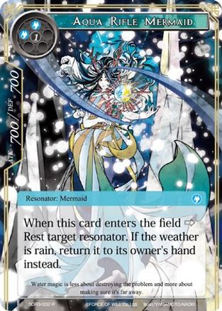 Aqua Rifle Mermaid - Reiya Cluster Starter Deck - Force of Will
