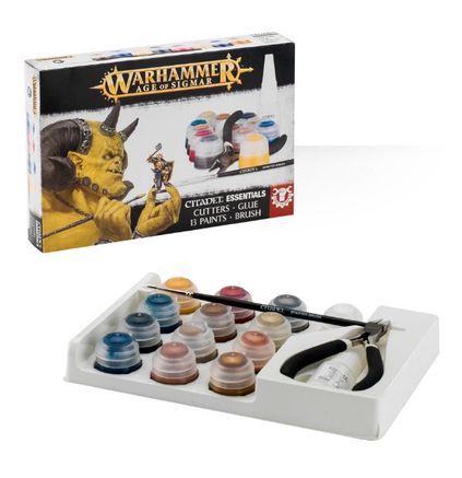 Warhammer: Age Of Sigmar - Citadel Essentials Paint Set - Citadel Paint ...