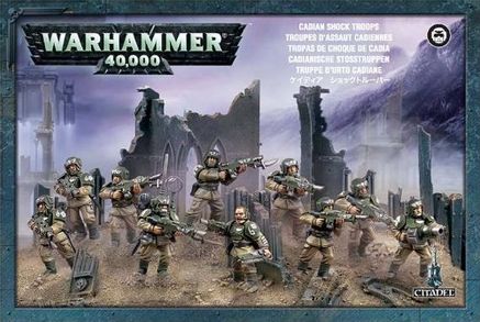 Warhammer: 40K - Astra Militarum Cadian Shock Troops - Warhammer ...