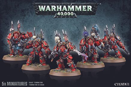 Warhammer: 40K - Chaos Space Marine Terminators - Warhammer Plastic Box ...