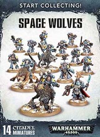 Warhammer: 40K - Start Collecting! Space Wolves - Warhammer Plastic Box ...