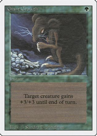 Giant Growth - Revised Edition - Magic: The Gathering