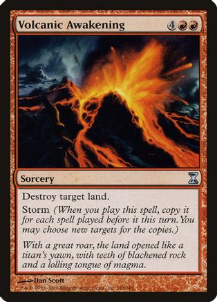 Volcanic Awakening - Time Spiral - Magic: The Gathering