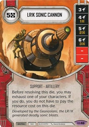 LR1K Sonic Cannon - Empire at War - Star Wars: Destiny