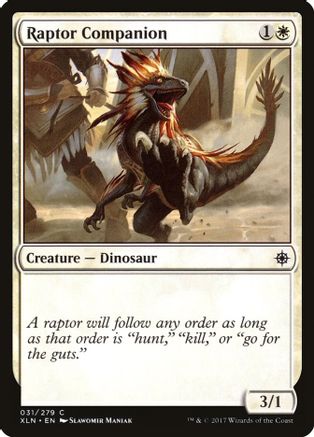Raptor Companion - Ixalan - Magic: The Gathering