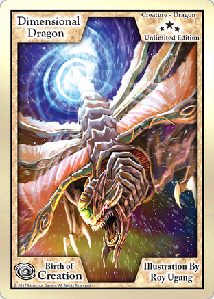 Dimensional Dragon (Unlimited Edition) - Birth of Creation - Exodus TCG