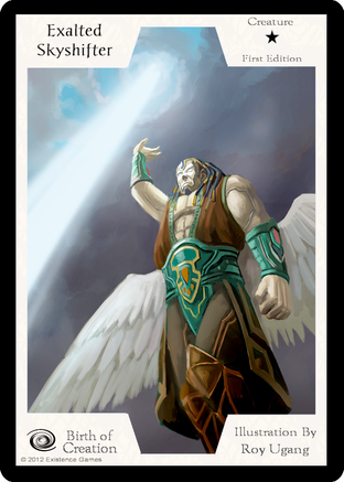 Exalted Skyshifter (First Edition) - Birth of Creation - Exodus TCG