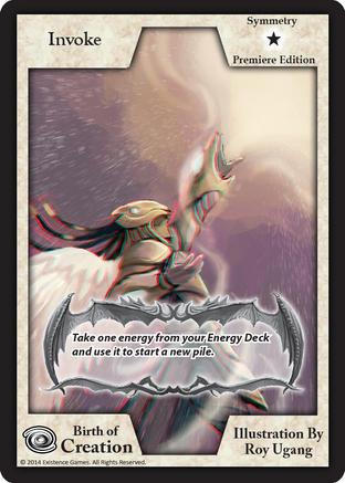 Invoke (Premiere Edition) (Wings) - Birth of Creation - Exodus TCG