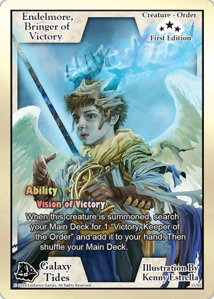 Endelmore, Bringer of Victory (First Edition) - Galaxy Tides - Exodus TCG