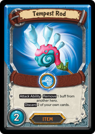 Tempest Rod (Claimed) - Awakening - Lightseekers TCG