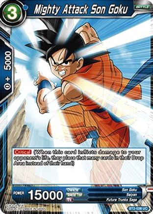 Mighty Attack Son Goku - Union Force - Dragon Ball Super CCG