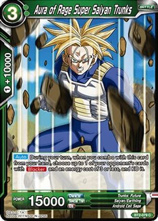 Aura of Rage Super Saiyan Trunks - Union Force - Dragon Ball Super: Masters