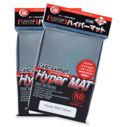 KMC Card Barrier - Hyper Matte - Silver (80-Pack) - KMC Card Sleeves ...