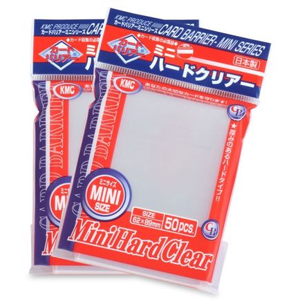 KMC Card Barrier - Mini Series - Hard Clear (50-Pack) - KMC Card ...
