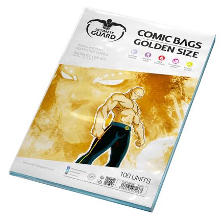 Comic Bags - Golden Age (100-Pack) - Ultimate Guard Comic Book Bags ...