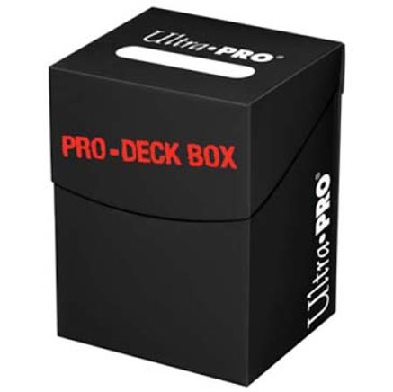 PRO 100+ Black Deck Box - Ultra Pro Deck Boxes - Deck Boxes