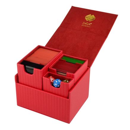 Proline Deckbox Large - Red - Dex Protection Deck Boxes - Deck Boxes