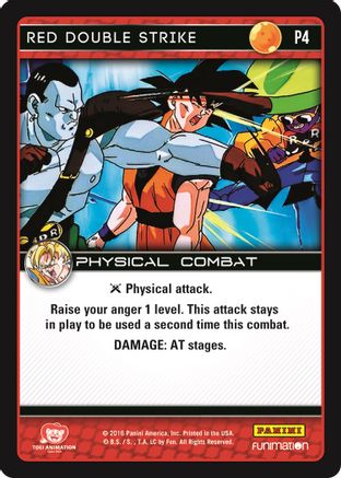 Red Double Strike (Vengeance) - Panini Promo Cards - Dragon Ball Z TCG