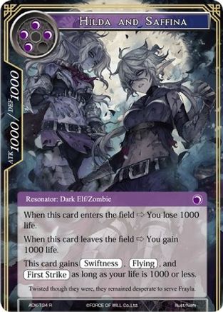 Hilda and Saffina - Advent of the Demon King - Force of Will