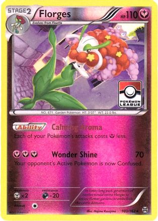 Florges - 103/162 (Pokemon League) - League & Championship Cards - Pokemon