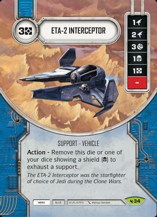 ETA-2 Interceptor - Legacies - Star Wars: Destiny