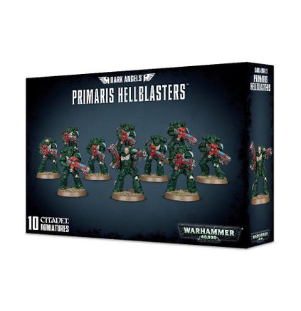 Warhammer 40K: Dark Angels - Primaris Hellblasters - Warhammer Plastic Box Sets - Warhammer Box Sets