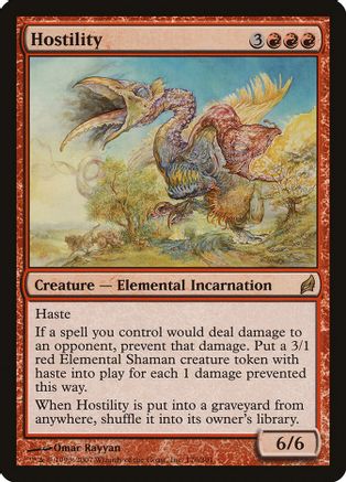 Hostility - Lorwyn - Magic: The Gathering