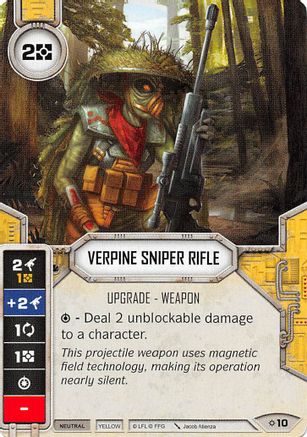 Verpine Sniper Rifle - Rivals - Star Wars: Destiny