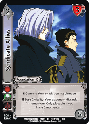 Syndicate Allies - Cowboy Bebop - UniVersus