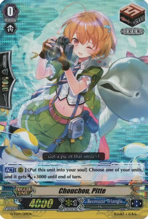 Chouchou, Pitte (RRR Foil) - G-TD14: Debut of the Divas - Cardfight Vanguard