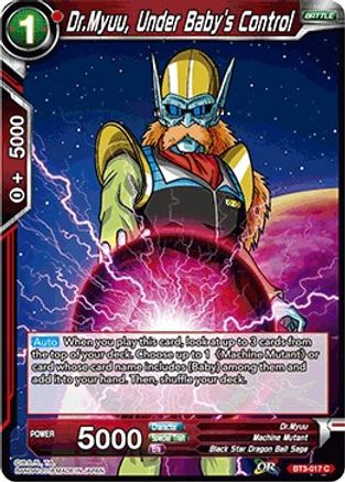 Dr.Myuu, Under Baby's Control - Cross Worlds - Dragon Ball Super CCG