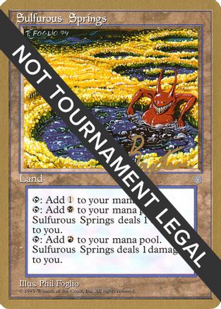 Sulfurous Springs - 1996 George Baxter (ICE) - World Championship Decks ...