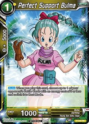 Perfect Support Bulma - Promotion Cards - Dragon Ball Super CCG