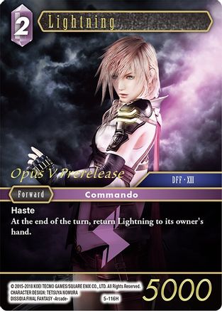 Lightning (Prerelease Promo) - FF: Promo Cards - Final Fantasy TCG