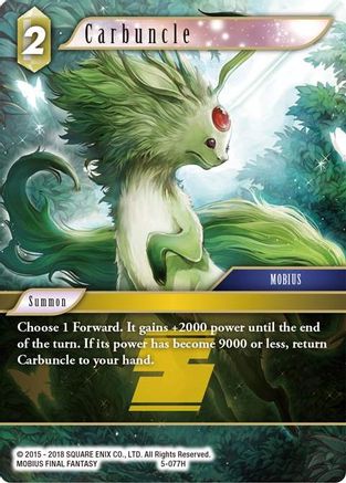 Carbuncle - Opus V - Final Fantasy TCG