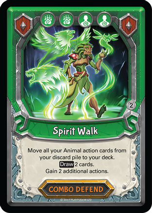 Spirit Walk (Claimed) - Mythical - Lightseekers TCG