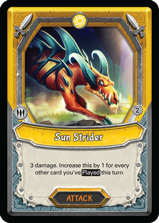 Sun Strider (Unclaimed) - Mythical - Lightseekers TCG
