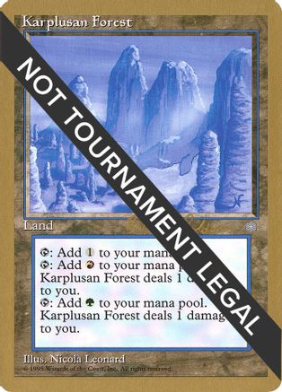 Karplusan Forest - 1998 Brian Selden (ICE) - World Championship Decks ...
