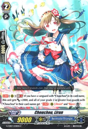 Chouchou, Lirun - G-CB07: Divas' Festa - Cardfight Vanguard