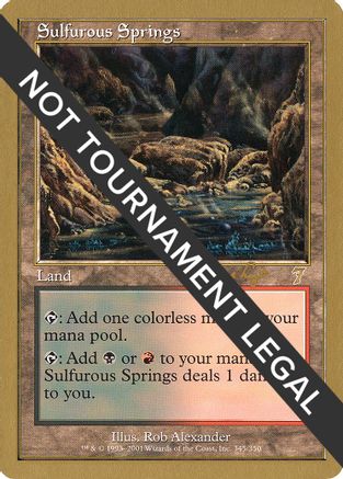 Sulfurous Springs - 2001 Tom van de Logt (7ED) - World Championship ...