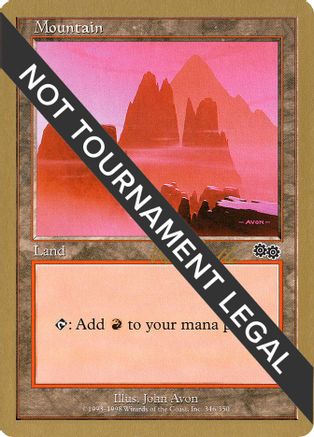 Mountain (346) - 1999 Kai Budde (USG) - World Championship Decks ...