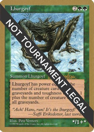 Lhurgoyf - 1997 Svend Geertsen (5ED) - World Championship Decks - Magic ...