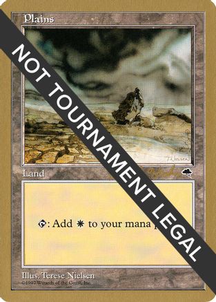 Plains (Rocks) - 1998 Brian Hacker (TMP) - World Championship Decks ...