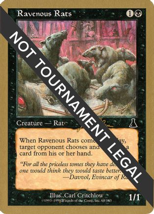 Ravenous Rats - 1999 Jakub Slemr (UDS) - World Championship Decks ...
