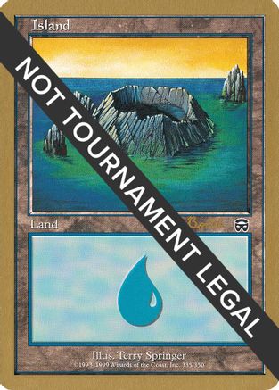 Island (335) - 2001 Alex Borteh (MMQ) - World Championship Decks ...