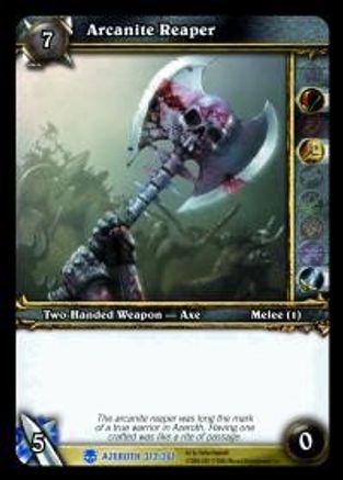 Arcanite Reaper - Heroes of Azeroth - WoW
