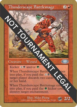 Thunderscape Battlemage - 2001 Jan Tomcani (PLS) - World Championship Decks - Magic: The Gathering