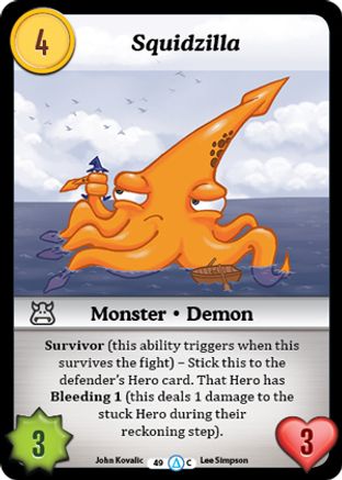 Squidzilla - Season 1 - Munchkin CCG