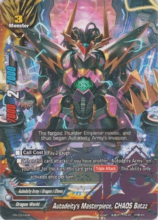 Autodeity's Masterpiece, CHAOS Batzz - Promo Cards - Future Card BuddyFight